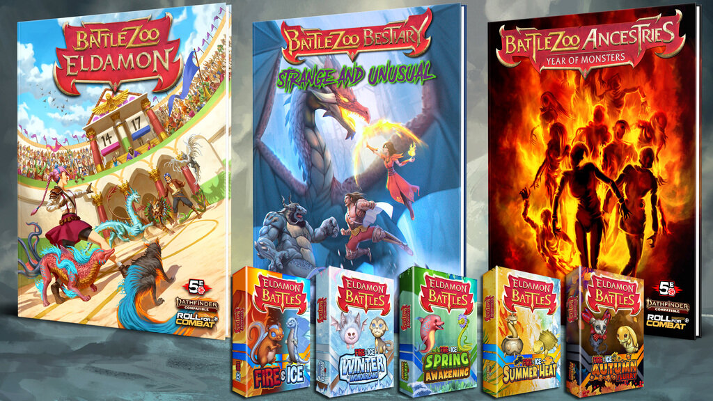 BackerKit Pledge Manager for 5E/PF2 Battlezoo Eldamon Monster Training ...